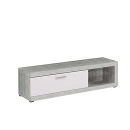 Home Affaire Lowboard &raquo;Remo TV-Kommode, Breite 160 cm, H&ouml;he 45 cm, offenes Fach mit Glasboden&laquo; Wahlweise mit oder ohne LED-Beleuchtung, 1 Klappe, 1 