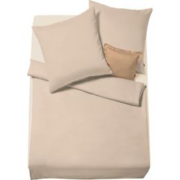 Fleuresse Bettw&auml;sche &raquo;Lech 3089&laquo; 2 Stk. Edelflanell, Baumwolle, in Gr. 135x200, 155x220, 200x200cm beige Flanell, Obermaterial: 100% Baumwolle B/L: 