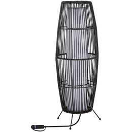 Paulmann LED Gartenleuchte &raquo;Plug&Shine&laquo; LED-Modul 1 Stk. Warmwei&szlig; LED-Modul, 3000K 24V IP44 schwarz 1, &Oslash; 20cm H: 60cm, 1 Stk.