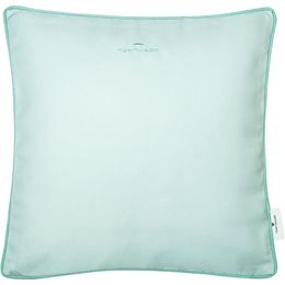 Tom Tailor HOME Dekokissen &raquo;Dove Signature&laquo; mit Paspel, Kissenh&uuml;lle ohne F&uuml;llung, 1 St&uuml;ck gr&uuml;n Baumwolle, Polyester B/L: 40cm x 40cm, 1 Stk.
