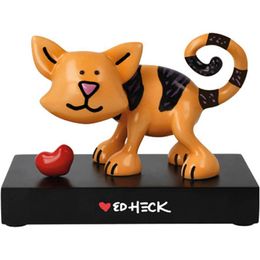 Goebel Dekofigur &raquo;Ed Heck - Love Cat&laquo; orange Porzellan B/H/T: 17cm x 13cm x 9,5cm