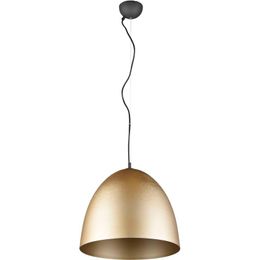 REALITY LEUCHTEN Pendelleuchte &raquo;Tilda&laquo; E27 1 Stk. warmwei&szlig; - kaltwei&szlig; elegante H&auml;ngelampe, max 150cm h&ouml;henverstellbar, exkl 1xE27 max 40W braun 1, &Oslash; 