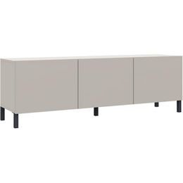 borchardt M&ouml;bel borchardt M&ouml;bel Lowboard &raquo;Sophia, TV-Schrank mit Metallf&uuml;&szlig;en&laquo; Metallf&uuml;&szlig;e, grifflose Optik Holzwerkstoff B/H/T: 139cm x 45cm x 35cm, 3 Stk.