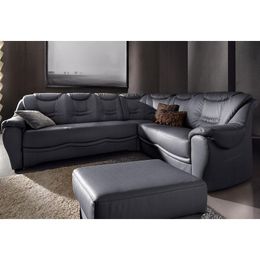 Sit & More sit&more Ecksofa &raquo;Benson L-Form&laquo; wahlweise mit Schlaffunktion schwarz NaturLeder;Luxus-Microfaser;Luxus-Kunstleder;Primabelle -Microfaser B/H/T: 265cm