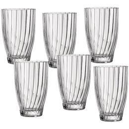 Ritzenhoff & Breker Gl&auml;ser-Set &raquo;Samba&laquo; je 350 ml transparent Glas &Oslash; 8,5cm x 12cm, 350ml, 6