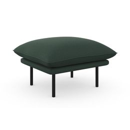 OTTO home Polsterhocker &raquo;Stine&laquo; Besonderes Design durch Kissenoptik und Keder gr&uuml;n Struktur (100% Polyester);Struktur weich (85% Polyester/15% Nylon);