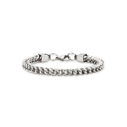 Bruno Banani Herren Armband &raquo;Schmuck Geschenk Armkette Panzerkette 6 mm breit Silber&laquo; silber 22,5, Edelstahl