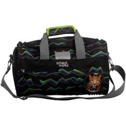 School-Mood Kinder School-Mood Sporttasche &raquo;Finn (Raubkatze)&laquo; schwarz B/H/T: 39cm x 20cm x 22cm