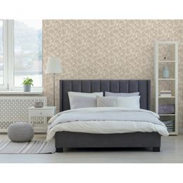 A.S. Cr&eacute;ation Vliestapete &raquo;Attractive 3 Palmenbl&auml;tter&laquo; botanisch nat&uuml;rlich aufgesch&auml;umt leichter Glanz, fein strukturiert beige Vlies B/L: 0,53m x 10,05m, Rollen: 1