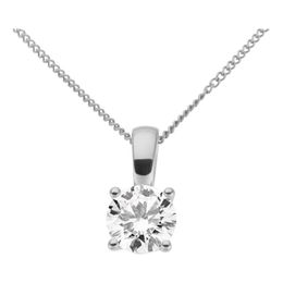 Firetti Damen Kettenanh&auml;nger &raquo;Schmuck Geschenk Gold 333 Halsschmuck Anh&auml;nger Solit&auml;r Lab Grown&laquo; mit Brillant 1 VS = sehr kleine Einschl&uuml;sse, Diamanten