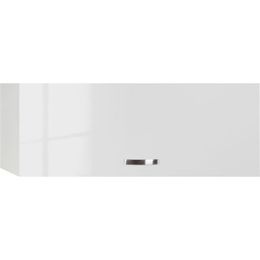 KOCHSTATION Klapph&auml;ngeschrank &raquo;KS-Cara&laquo; Breite 90 cm wei&szlig; wei&szlig;, B/H/T: 90cm x 35,2cm x 34,9cm