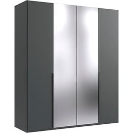 wimex Kleiderschrank &raquo;Mugano,in 5 Breiten,2 H&ouml;hen,2 Tiefen, viele Farben, Made in Germany&laquo; in Basic oder Premium Ausstattung, mit langen Griffen aus Metall,
