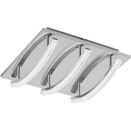 Eglo LED Deckenleuchte &raquo;PERTINI&laquo; LED-Board Warmwei&szlig; LED Deckenlampe grau 3, H: 9cm