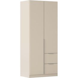 OTTO home Dreht&uuml;renschrank &raquo;Kleiderschrank Schrank Garderobe AGORDO mit Dekor- oder Hochglanzfront&laquo; in zwei Griff-Farben, Breite 91 cm, mit 