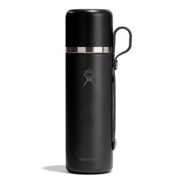 Hydro Flask Thermoflasche &raquo;Trinkflasche 28 OZ HOT FLASK AND CUP, 828 ml&laquo; Auslaufsicher, All-in-One Design schwarz Edelstahl 828ml
