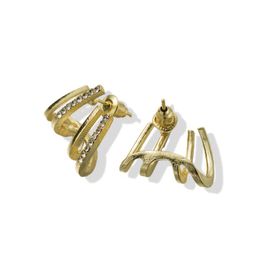 Aniston Jewelry & Watches Damen Aniston JEWELRY & WATCHES Paar Ohrstecker &raquo;Schmuck Geschenk Kupfer Ohrschmuck Ohrringe Ohrklemmen-Optik&laquo; Made in 