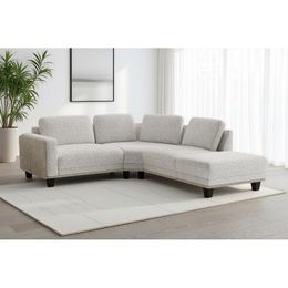 Sit & More sit&more Ecksofa &raquo;Concept&laquo; Modernes Sofa in drei Fu&szlig;farben zur Auswahl 100% Polyester B/H/T: 223cm x 84cm x 251cm, Chenille, langer Schenkel rechts,