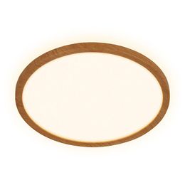 Briloner Leuchten Deckenleuchte &raquo;TAVA WOOD Deckenleuchte&laquo; braun Einheitsgr&ouml;&szlig;e