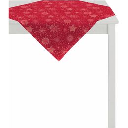 Apelt Mitteldecke &raquo;3001 Christmas Elegance, Weihnachtsdeko, Weihnachten&laquo; bunt Polyester B/L: 84cm x 84cm, 1 Stk., quadratisch