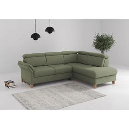 OTTO home Ecksofa &raquo;Glendale, L-Form&laquo; inkl. Kopfteilverstellung, wahlweise mit Vorziehsitz und Bettkasten 95% Polyester, 5% Polyamid B/H/T: 247cm x 