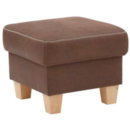 OTTO home Hocker &raquo;Soleo&laquo; Soleo V, passend zum "Solea"-Ecksofa braun Luxus-Microfaser ALTARA NUBUCK (100% Polyester);Struktur (100% Polyester);Luxus-