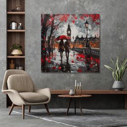 queence Leinwandbild &raquo;Ein Herbsttag in London&laquo; Canvas, Holz B/H/T: 60cm x 60cm x 1,5cm