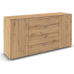 OTTO home Kombikommode &raquo;Kommode Sideboard Schubladenkommode Schlafzimmerkommode ASTANA&laquo; Breite 160 cm / H&ouml;he 81 cm, mit 4 Einlegeb&ouml;den, 2-t&uuml;rig, 4 