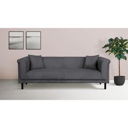 Home Affaire 2-Sitzer &raquo;AGNIA B/T/H: 180/85/71 cm&laquo; incl. Zierkissen, auch in Cord und Boucl&eacute; grau 100% Polyester B/H/T: 180cm x 71,5cm x 85cm, Cord