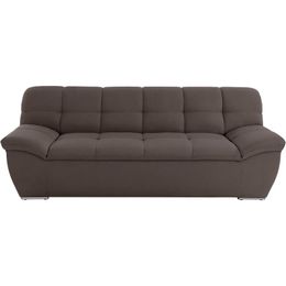 DOMO collection 2-Sitzer &raquo;Lagoa, moderne Sitzheftung, bequem & komfortabel, Breite 211cm&laquo; frei im Raum stellbar, in gro&szlig;er Farbauswahl grau B/H/T: 