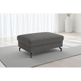 Sit & More sit&more Polsterhocker &raquo;Chelsea, B: 103 cm&laquo; mit praktischem Stauraum grau 100% Polyester B/H/T: 103cm x 45cm x 69cm, Struktur,mit Stauraum