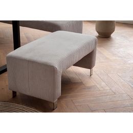 exxpo - sofa fashion Polsterhocker &raquo;Intenso, Hocker, modern&laquo; hohe Bodenfreiheit, frei im Raum stellbar, hoher Sitzkomfort braun NaturLeder;