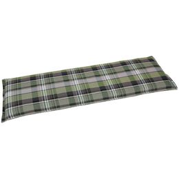 GO-DE Bankauflage &raquo;3-Sitzer&laquo; 148x48 cm grau Polyester, Polyurethan B/H/T: 148cm x 6cm x 48cm, Karo