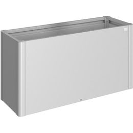 BioHort Hochbeet &raquo;BELVEDERE maxi 1,5x0,5; verschiedene Farben&laquo; 152x53x77 cm, extrem langlebig, aus Metall silber Stahl B/H/T: 152cm x 77cm x 54,7cm