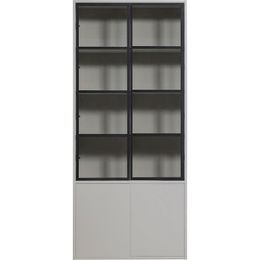 Woood Vitrine &raquo;Basic&laquo; mit vier T&uuml;ren, Breite 101 cm wei&szlig; FSC -zertifizierter Holzwerkstoff Wei&szlig;, B/H/T: 101cm x 230cm x 40cm