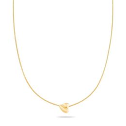 Tamaris Damen Kette mit Anh&auml;nger &raquo;Organic Heart, Herz&laquo; Edelstahl, L: 45 B: 1,28mm