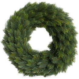 Kunstkranz &raquo;Edel-Adventskranz einseitig&laquo; gr&uuml;n &Oslash;/H: 42cm x 10cm, 1 Stk.