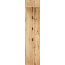 Innostyle Garderobenpaneel &raquo;Sparks Garderobenpaneel; 35x153x30cm (B/H/T)&laquo; 1 Stk. tlg. 1 Boden, 3 Haken, 1 Kleiderstange braun Holzwerkstoff, MDF B/H/T: 35cm x 