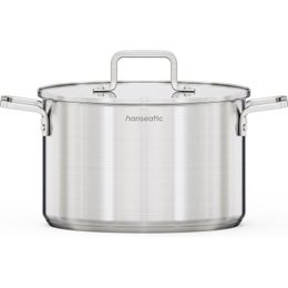 Hanseatic Kochtopf &raquo;DAILY, mit Antihaftbeschichtung&laquo; 1 tlg. Edelstahl 18/10 silber &Oslash; 24cm + H&ouml;he 15cm