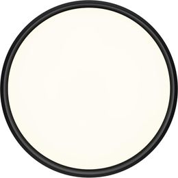 HELL h&ouml;llisch gutes Licht LED Deckenleuchte &raquo;NINA&laquo; LED-Modul 1 Stk. Warmwei&szlig; dimmbar &uuml;ber Wanddimmer wei&szlig; 1, &Oslash; 50cm H: 9cm, 1 Stk.