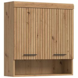 Welltime H&auml;ngeschrank &raquo;SIENA, Breite 74cm, 2 T&uuml;ren, 1 offenes F&auml;cher, MDF-Front&laquo; TOPSELLER!, in verschiedenen Farben erh&auml;ltlich, Badm&ouml;bel, Badschrank,