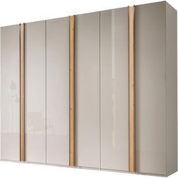Wiemann Kleiderschrank &raquo;Lagos&laquo; in 4 Breiten und mit 3 verschiedenen Ausstattungspaketen erh&auml;ltlich, inkl. T&uuml;rend&auml;mpfung beige Floatglas, Holzwerkstoff