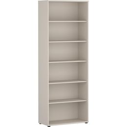 FORTE Regal &raquo;Tempra, Mehrzweckregal, H&ouml;he 197,5 cm, 5 Ablageb&ouml;den&laquo; Breite 73,7 cm Holzwerkstoff B/H/T: 73,7cm x 197,5cm x 34,8cm, 6 Stk.