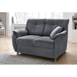 Sit & More sit&more 2-Sitzer &raquo;Sonoma&laquo; mit Federkern grau Struktur (100% Polyester);Luxus-Microfaser ALTARA NUBUCK (100% Polyester) B/H/T: 140cm x 91cm x 90cm, 