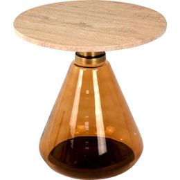 PAROLI Beistelltisch braun B/H/T: 45cm x 45cm x 45cm