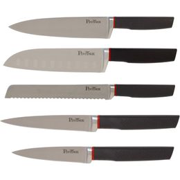 Pinti Inox PINTINOX Messer-Set &raquo;Living&laquo; Edelstahl, sp&uuml;lmaschinengeeignet schwarz Edelstahl, Kunststoff Einheitsgr&ouml;&szlig;e