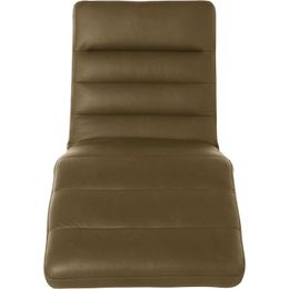 W.Schillig Relaxliege &raquo;daily dreams&laquo; Funktionsliege wahlweise mit Motor, Gestell matt, Breite 75 cm gr&uuml;n Longlife Xtra-Leder Z59: Glattleder mit 