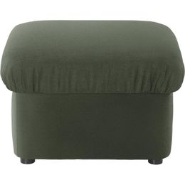 DOMO collection Hocker &raquo;Pegnitz B/T 60/60cm&laquo; gr&uuml;n 100% Polyester B/H/T: 60cm x 40cm x 60cm, Struktur fein