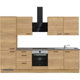 Nobilia K&uuml;chenzeile &raquo;"Structura II", NEU: individuell anpassbar mit gratis Profi-Beratung&laquo; vormontiert, Breite 300 cm, Ausrichtung w&auml;hlbar, wahlw. mit