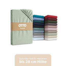 OTTO home Spannbettlaken &raquo;BLACKBERRY in PREMIUM und BASIC Qualit&auml;t, 100% Baumwolle&laquo; f&uuml;r hohe Matratzen bis 28 cm, Bettlaken, Spannbetttuch, Boxspring 
