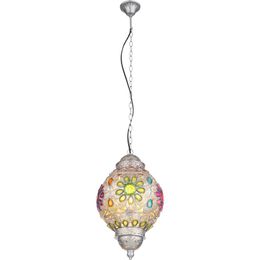 Globo LIGHTING H&auml;ngeleuchte &raquo;GELASIUS&laquo; E27 1 Stk. H&auml;ngelampe/Pendelleuchte/Esszimmer/Wohnzimmer/Esstisch 1 Stk.